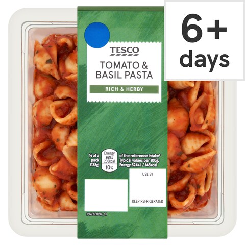 Tesco Tomato & Basil Pasta 550g - Tesco Groceries