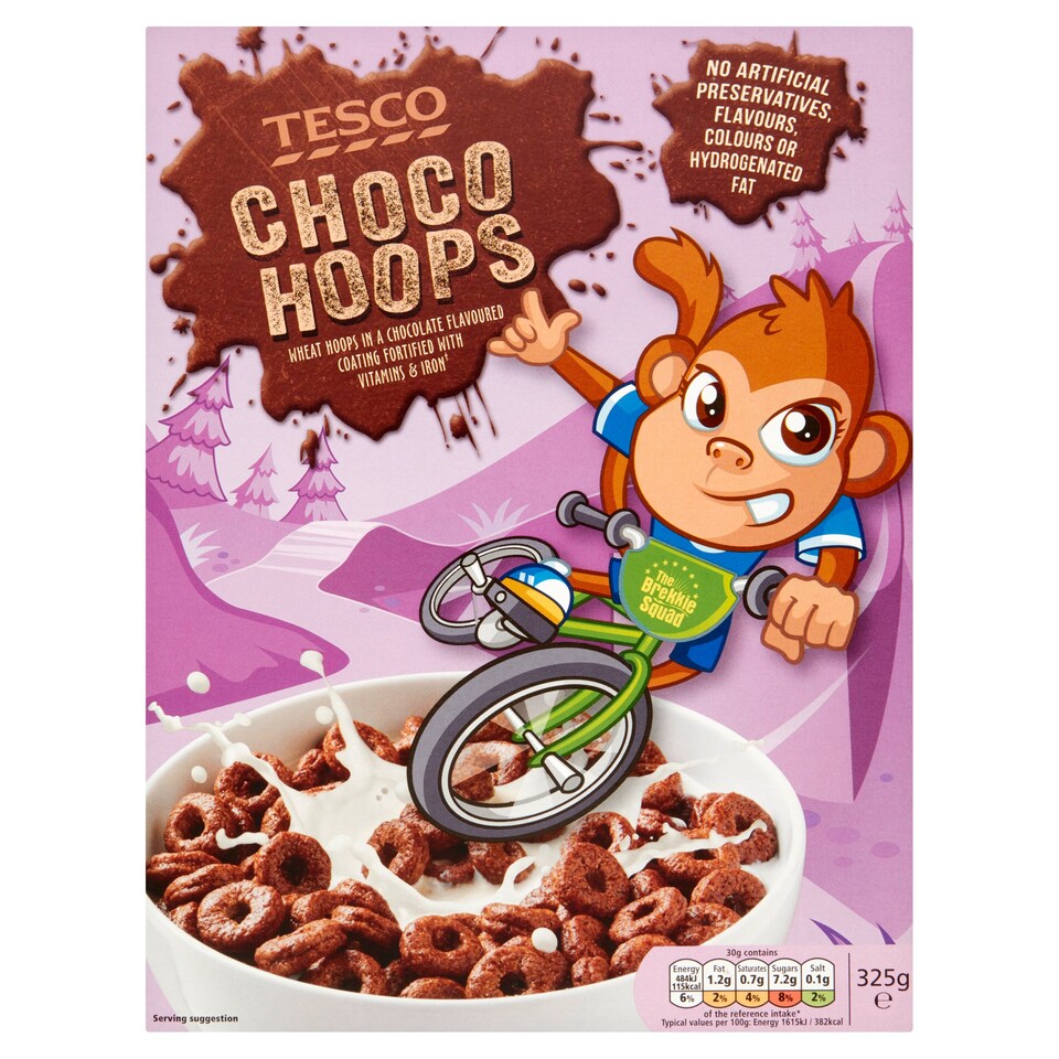 Tesco Choco Hoops 325G - Tesco Groceries