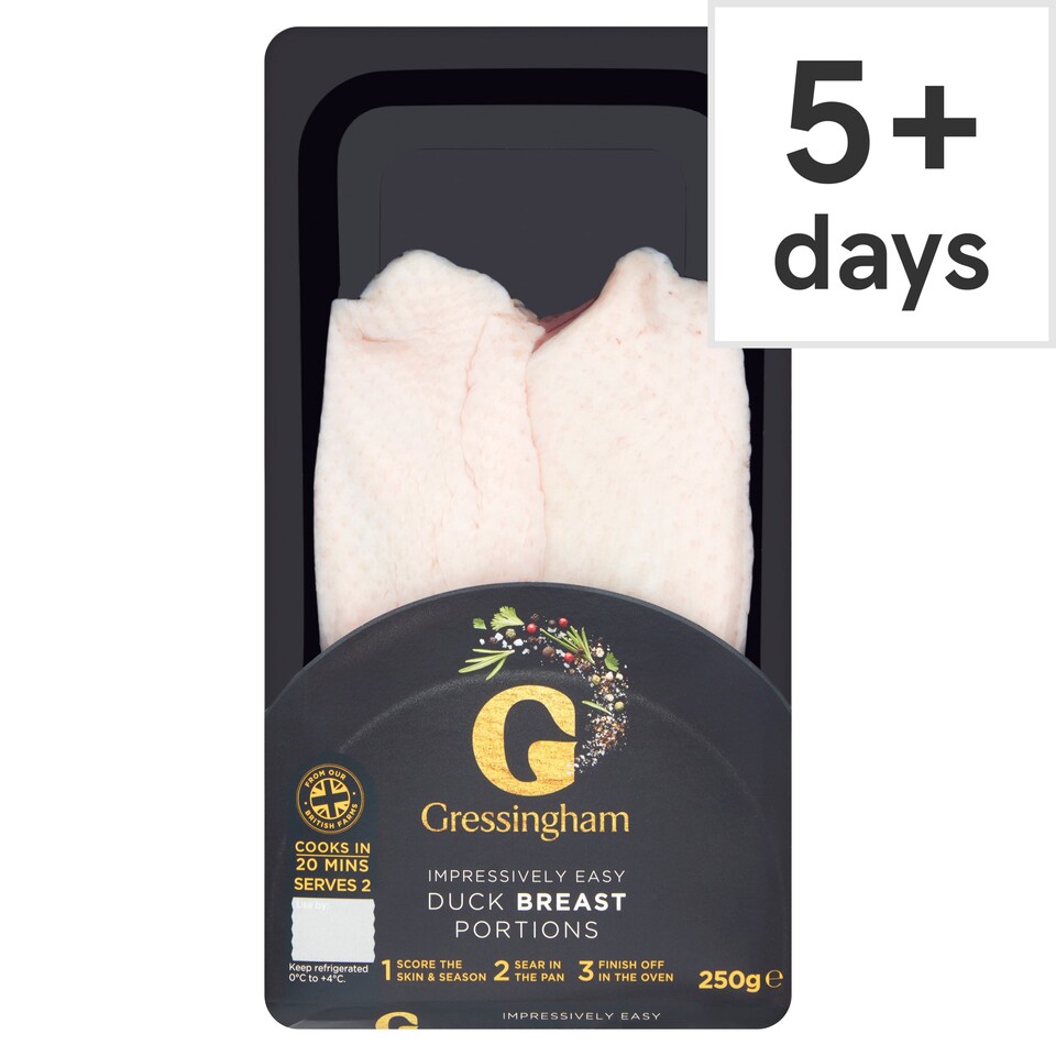 Gressingham Duck Fillets 250G - Tesco Groceries