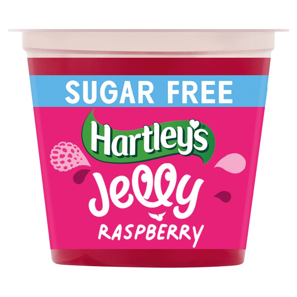 Hartley Ready To Eat No Added Sugar Raspberry Jelly 115G - Tesco Groceries