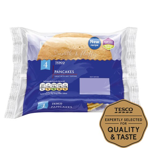 Tesco Pancakes 4 Pack - Tesco Groceries