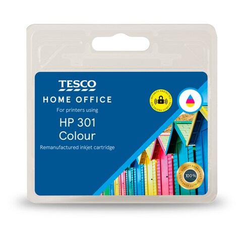 Tesco HP301 Remanufactured Colour Printer Ink Cartridge - Tesco Groceries