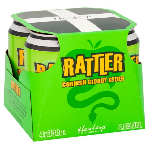 Cornish Rattler Cider 4.8% 4 X 330Ml - Tesco Groceries