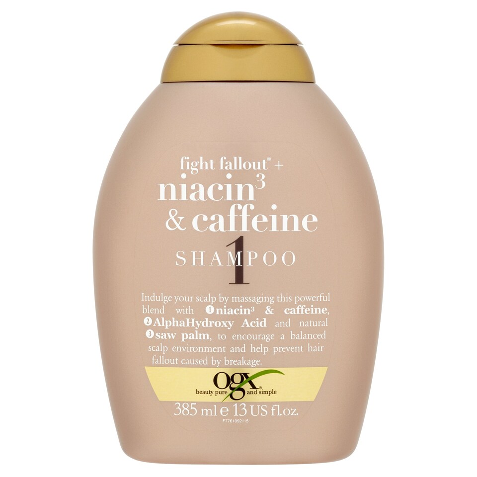 Ogx Niacin&Caffeine Shampoo 385Ml - Tesco Groceries