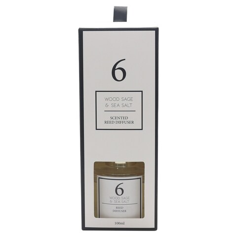 F&F Home Timeless Wood Sage & Sea Salt Scented Reed Diffuser 100 ml ...