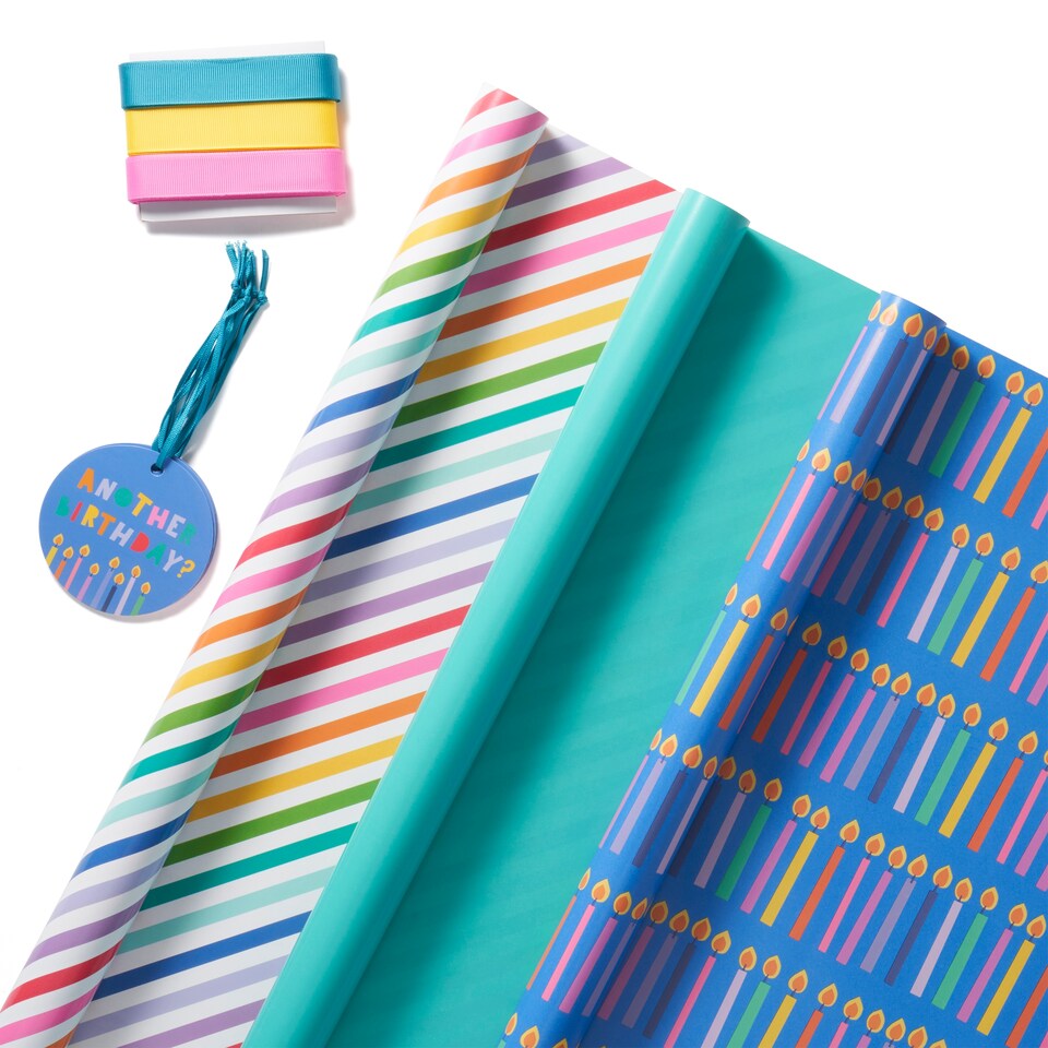 Paperchase Gift Wrapping Set - Tesco Groceries