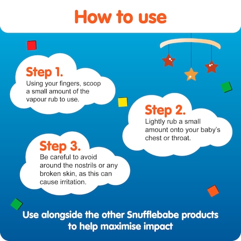 Snufflebabe Vapour Rub 35G - Tesco Groceries