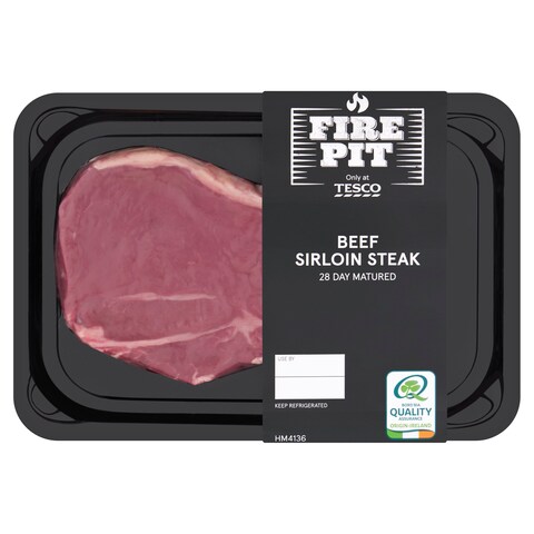 Tesco Fire Pit Beef Sirloin Steak 266g - Tesco Groceries