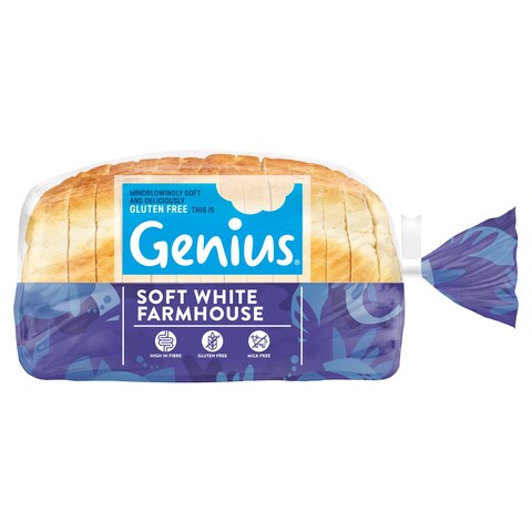 Genius Sliced White Bread 535G - Tesco Groceries