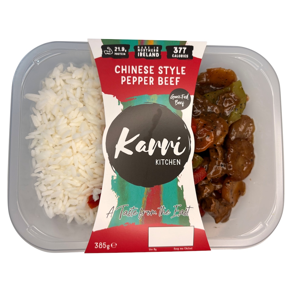 Karri Kitchen Chinese Style Pepper Beef 385g - Tesco Groceries
