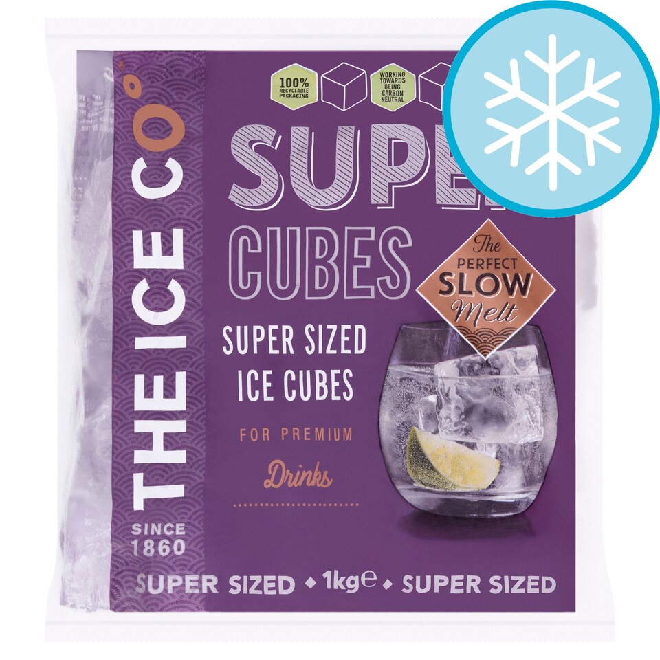The Ice Co. Super Cubes 1Kg - Tesco Groceries