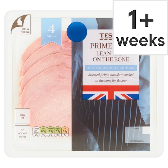 Tesco Prime Cuts Lean Ham On The Bone 125G - Tesco Groceries