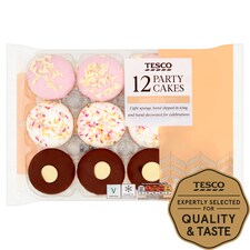 Tesco Party Cake Selection 12 Pack - Tesco Groceries