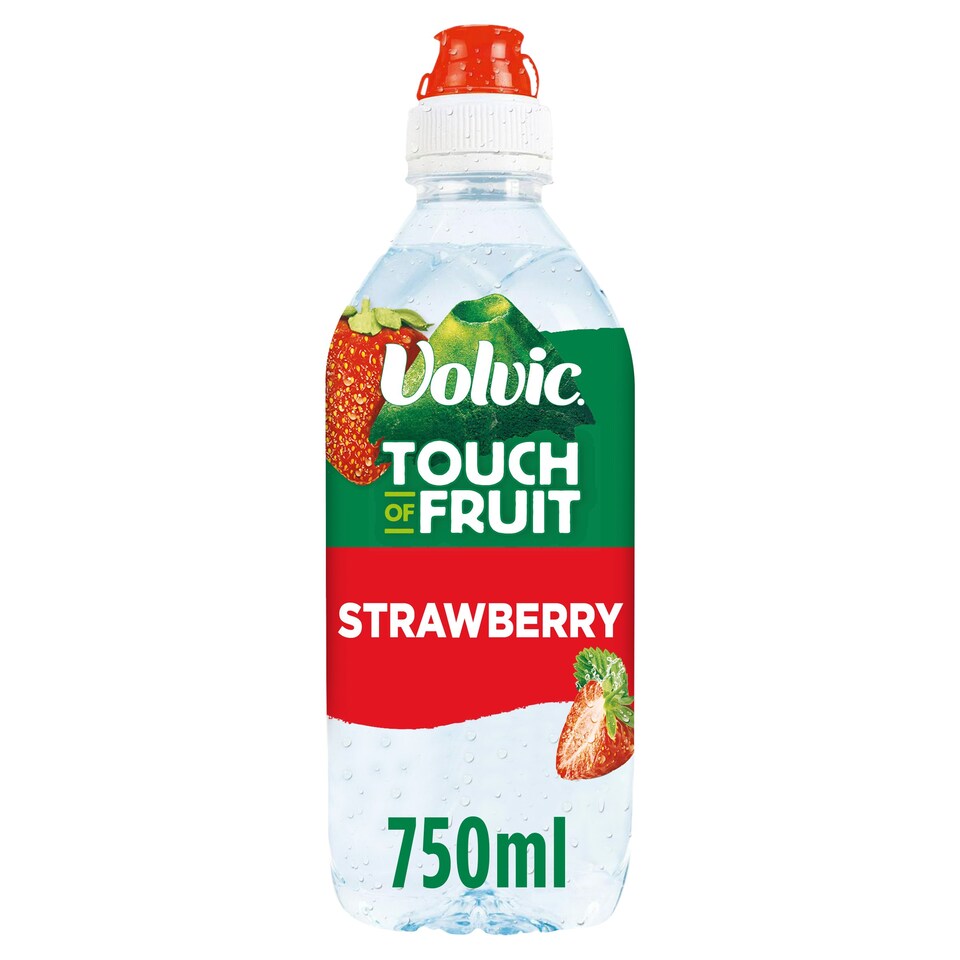 Volvic Touch of Fruit Strawberry Still Flavoured Water 750ml - Tesco ...