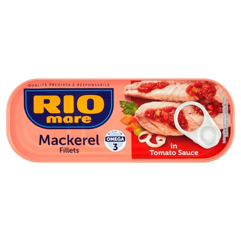 Rio Mare Mackerel Fillets in Tomato Sauce 169 g - Tesco Groceries