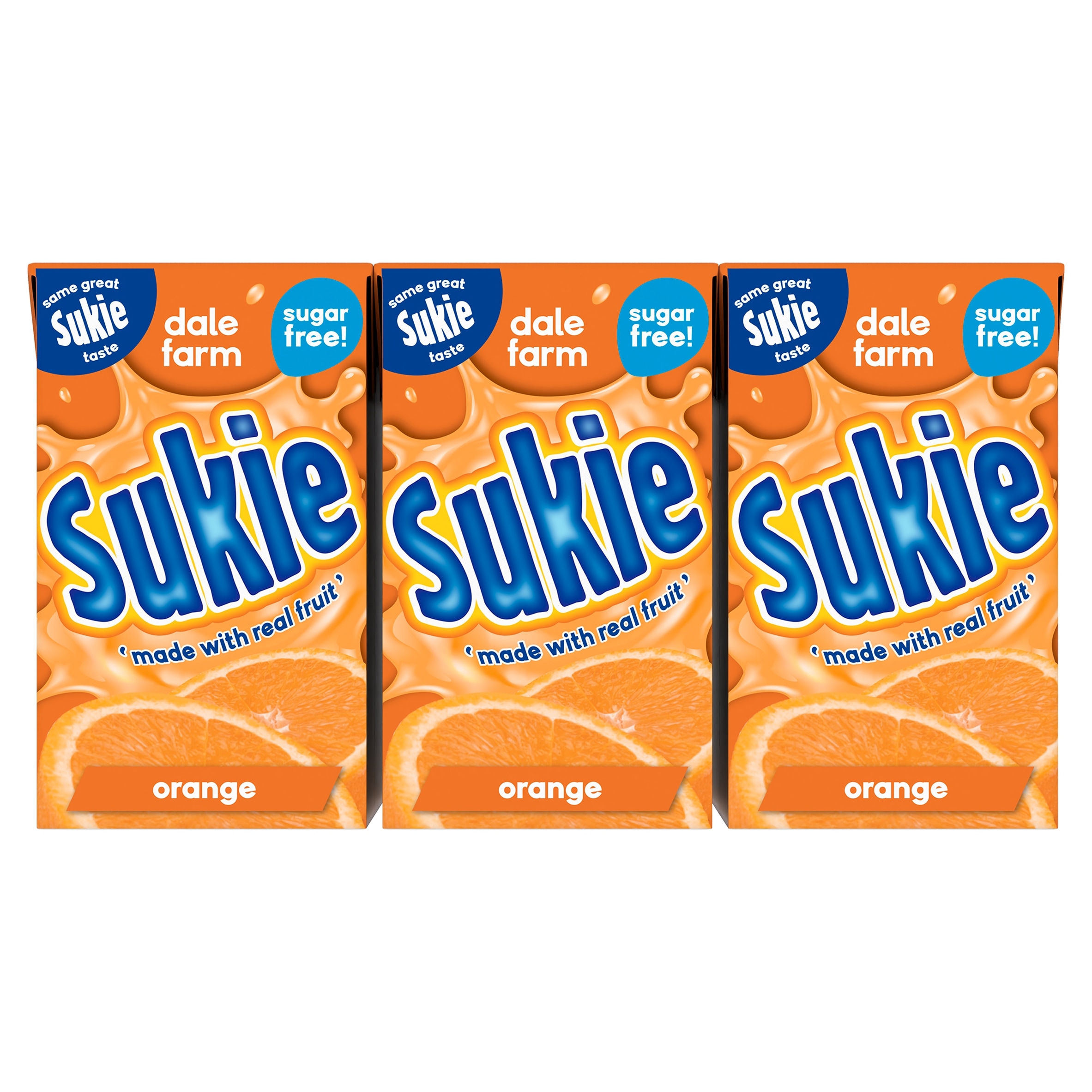 Dale Farm Sukie Orange 9 x250ml - Tesco Groceries