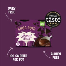 Coconut Collaborative Little Chocolate Pots Dairy Free 4X45g - Tesco ...