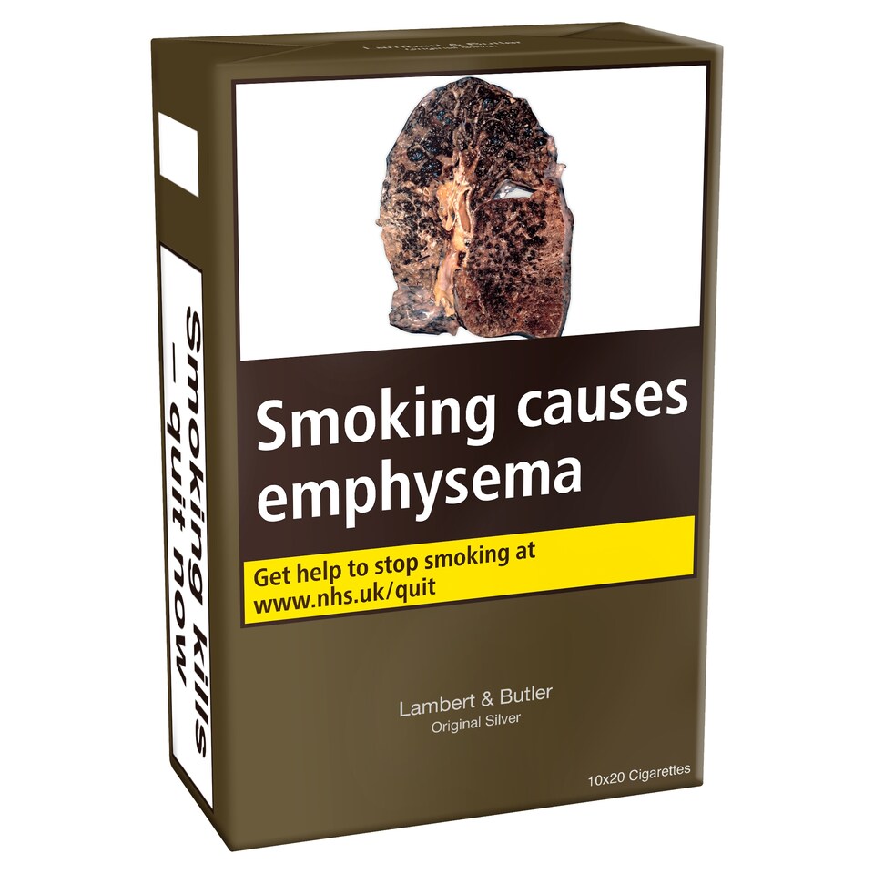 Lambert & Butler Original Silver 200 Pack - Tesco Groceries