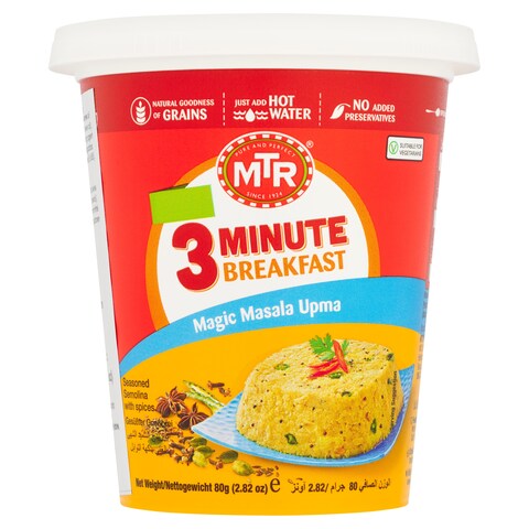 MTR Magic Masala Spiced Semolina Porridge 80g - Tesco Groceries