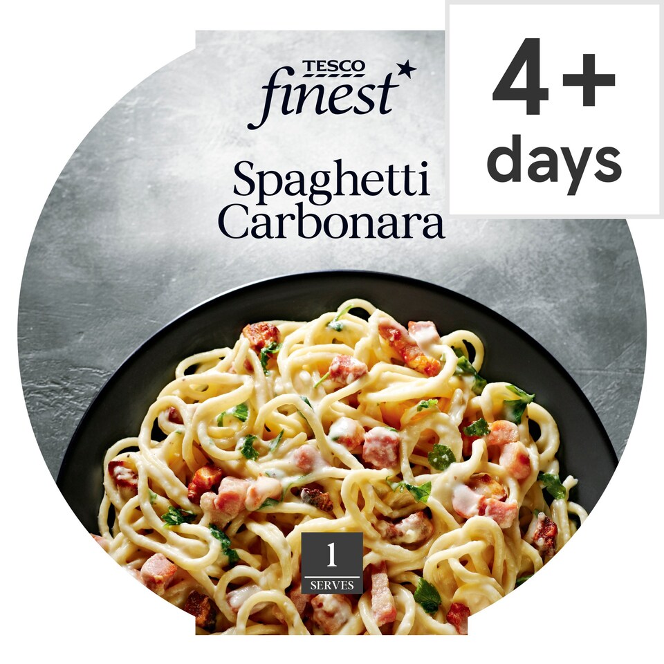 Tesco Finest Spaghetti Carbonara 400G - Tesco Groceries
