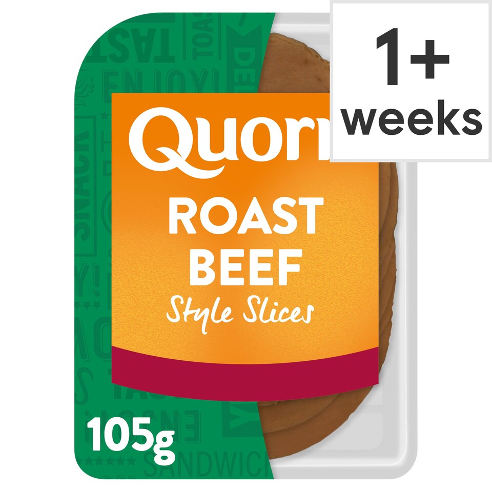 Quorn Vegan Roast Beef Style Slices 105G - Tesco Groceries