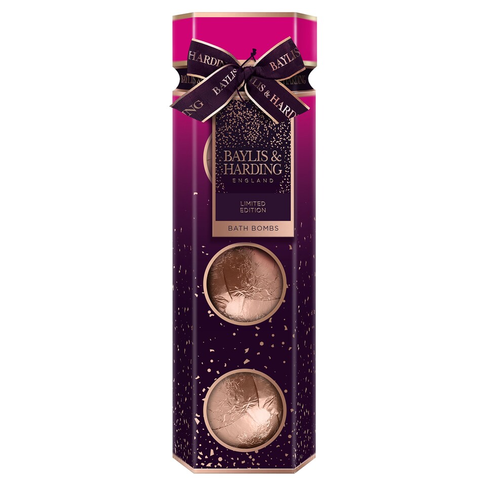 Baylis & Harding Wild Fig & Pomegranate Bath Bombs 3 X 100G - Tesco ...