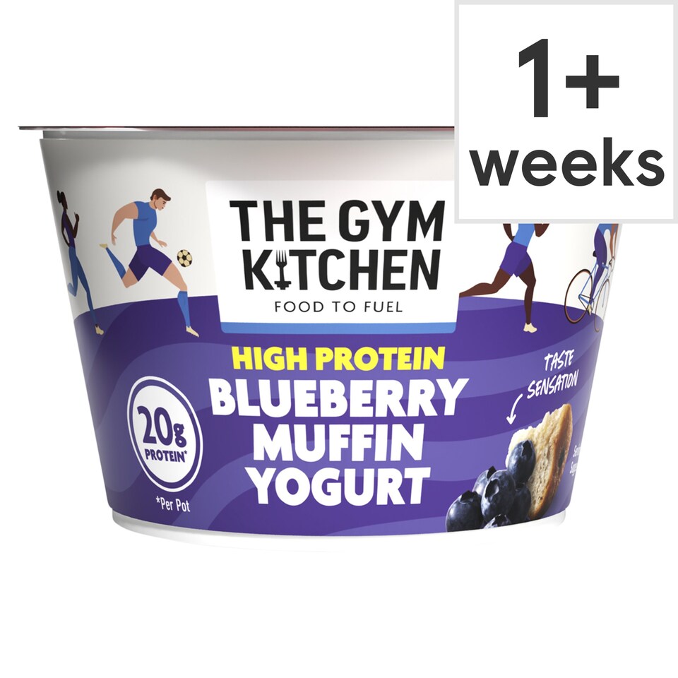 The Gym Kitchen Blueberry Muffin Protein Yogurt 200g - Tesco Groceries