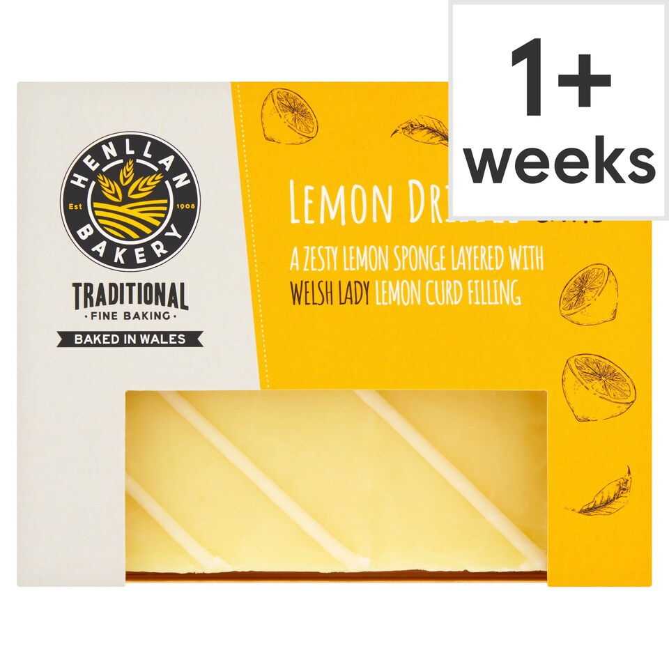 Henllan Bakery Lemon Drizzle Cake - Tesco Groceries