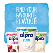 Alpro Blackberry Raspberry And Cranberry 4X125g - Tesco Groceries