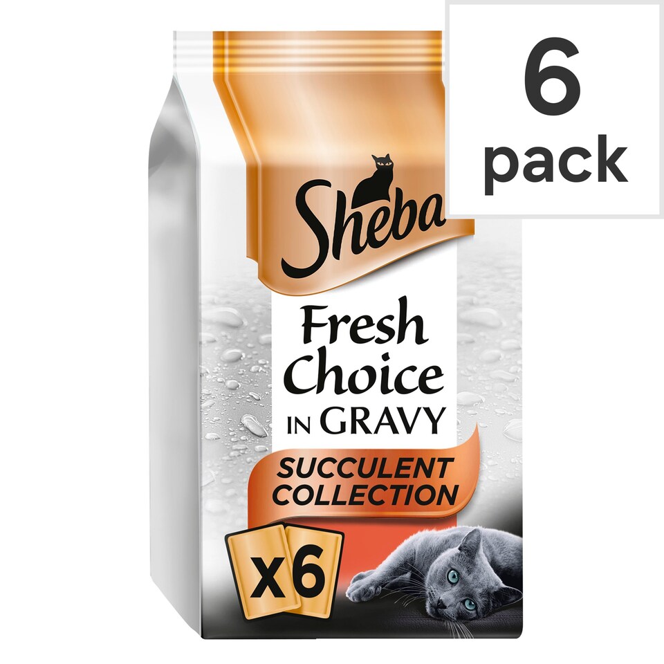 Sheba Fresh Choice Succulent Selection 6X50g - Tesco Groceries