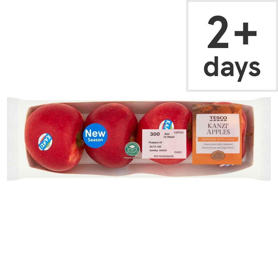 Tesco Kanzi Apples 4 Pack - Tesco Groceries