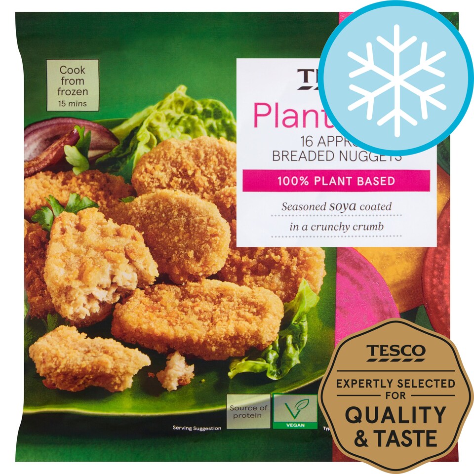 Tesco Plant Chef Breaded Nuggets 320G - Tesco Groceries