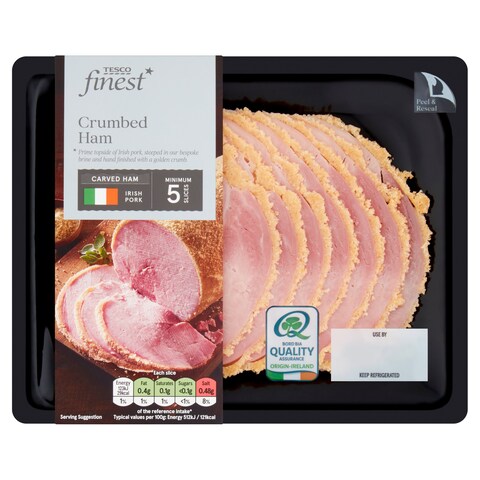 Tesco Finest Crumbed Ham 120G - Tesco Groceries
