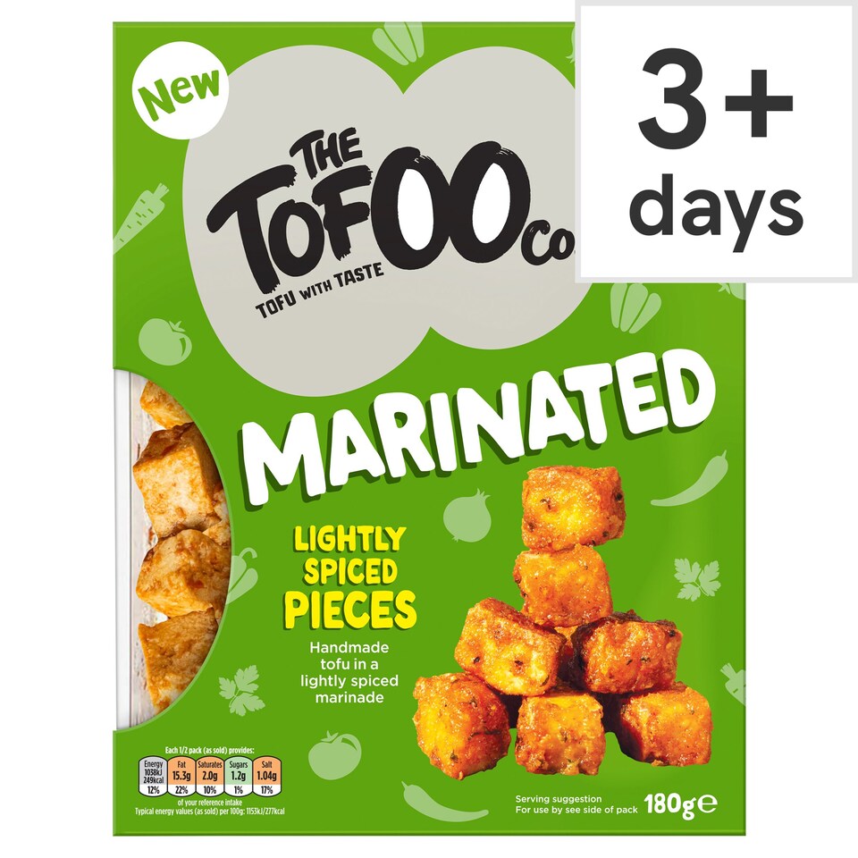 The Tofoo Co. Marinated, Lightly Spiced Pieces 180g - Tesco Groceries