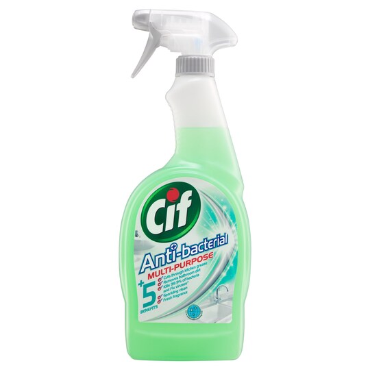 Cif Anti-Bacterial Spray 750Ml - Tesco Groceries