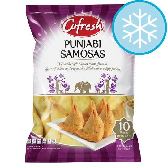 COFRESH VGTRN PUNJABI SAMOSAS 10S 500G - Tesco Groceries