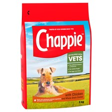 Chappie Complete Dry Dog Food Chicken & Cereal 3Kg - Tesco Groceries