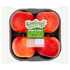 Keelings Best In Season Red Apples 4 Pack - Tesco Groceries
