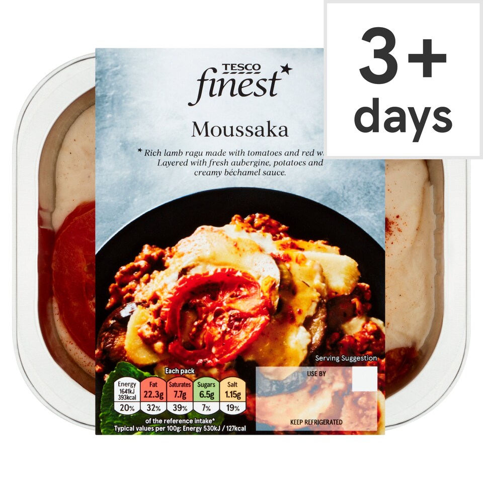 Tesco Finest Moussaka 350G - Tesco Groceries