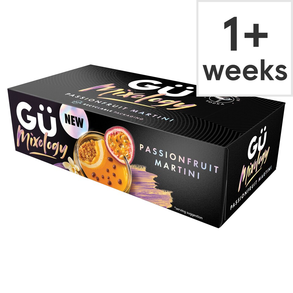 Gu Mixology Passionfruit Martini Dessert 2X89.5G - Tesco Groceries