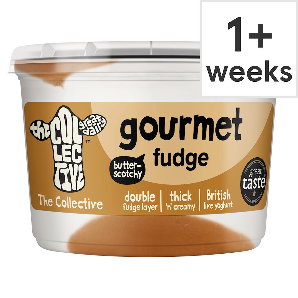 The Collective Gourmet Fudge Greek Style Yoghurt 425g - Tesco Groceries