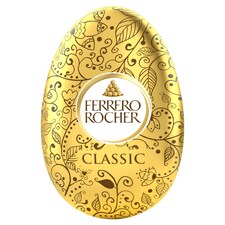 FERRERO ROCHER CLASSIC MILK CHOCOLATE EGG 100 g - Tesco Groceries