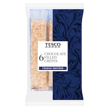 Tesco Chocolate Filled Crepes 6 pack - Tesco Groceries