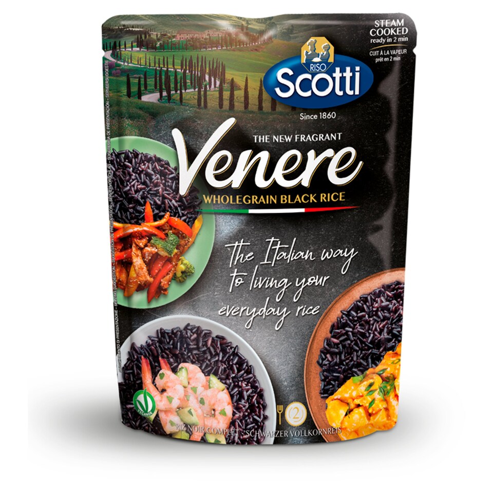 Risotto Scotti Venere Wholegrain Black Rice 230G - Tesco Groceries