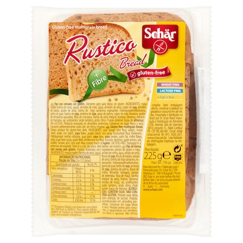 Schär Rustico Sliced Gluten-Free Multigrain Bread 225 g - Tesco Groceries