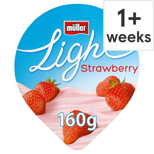 Muller Light Strawberry Yogurt 160G - Tesco Groceries