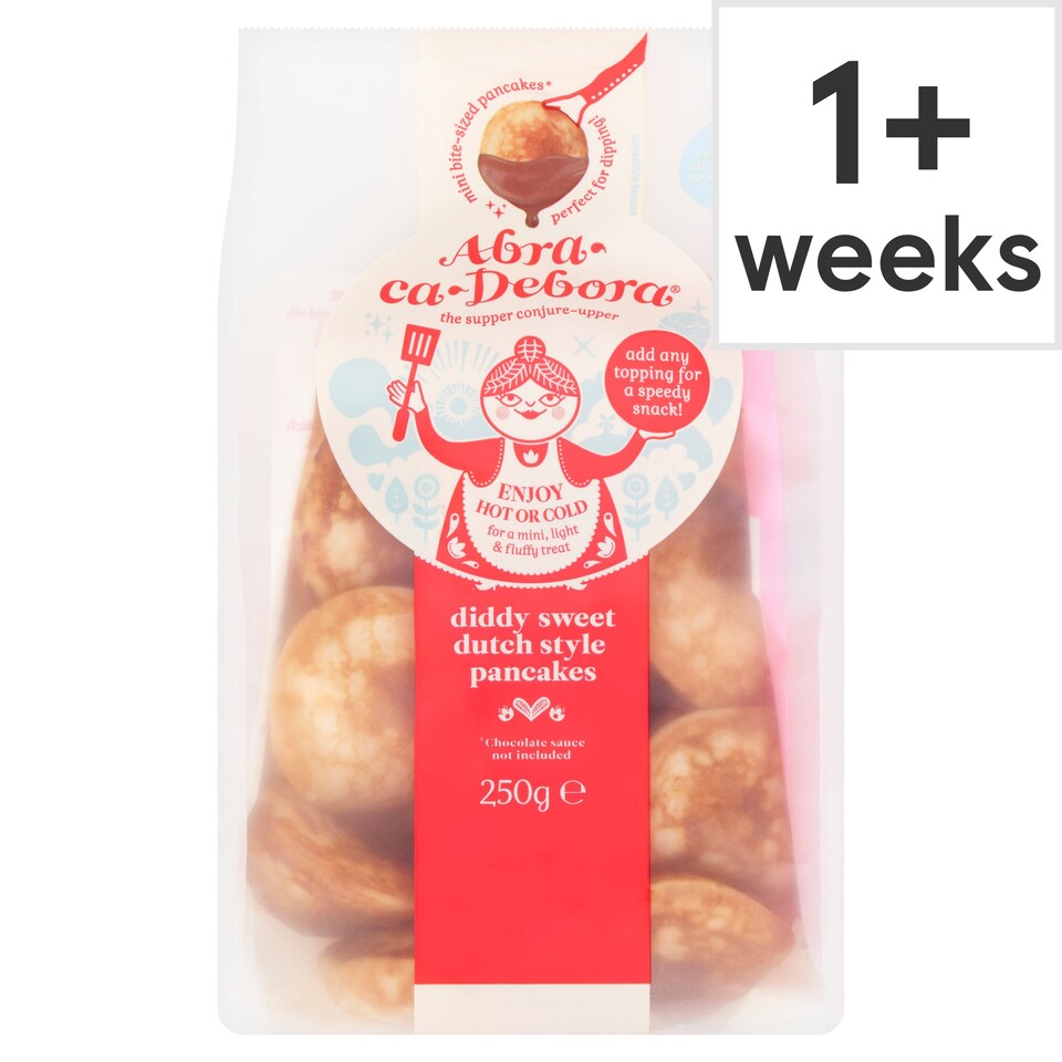 Abra Ca Debora Diddy Sweet Dutch Style Pancakes 250g - Tesco Groceries