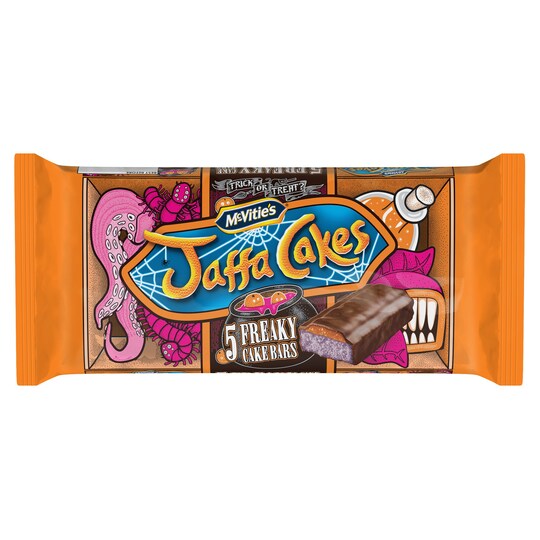 Jaffa Freaky Orange Cake Bars 5 Pack - Tesco Groceries