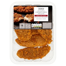 Tesco Hot & Spicy Breaded Chicken Mini Fillets 305G - Tesco Groceries
