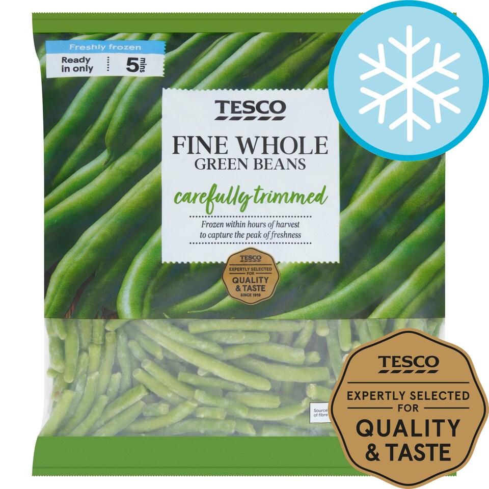 Tesco Very Fine Whole Green Beans 900G - Tesco Groceries
